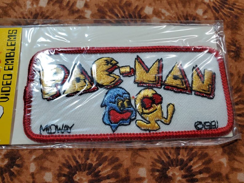 Vintage Pac-man Patch - Etsy