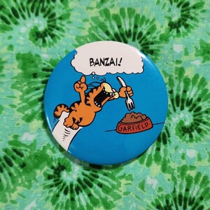 Vintage Garfield Button - Etsy