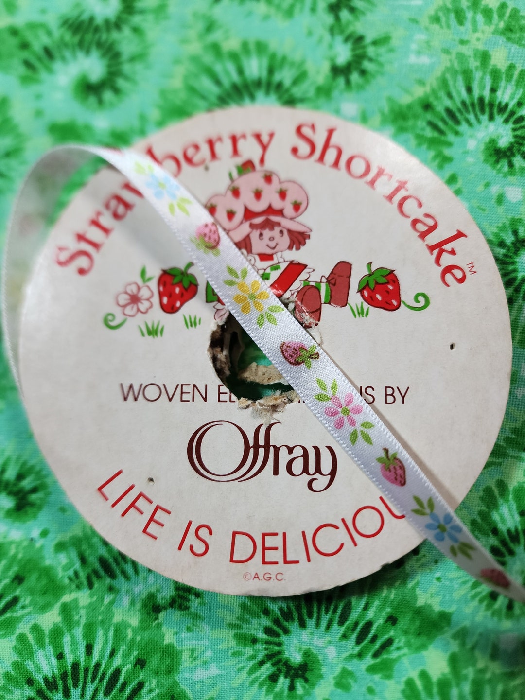 Vintage Strawberry Shortcake Ribbon - Etsy