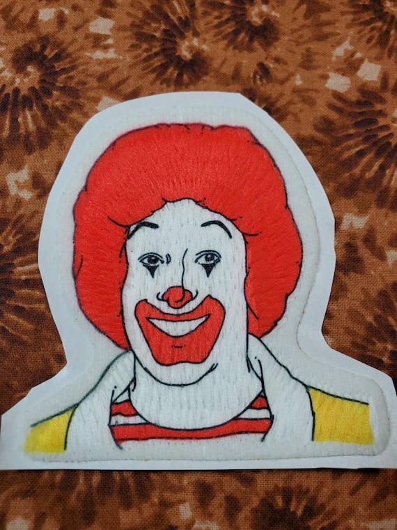 Ronald Mcdonald Face Stencil