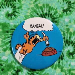 Vintage Garfield Button - Etsy