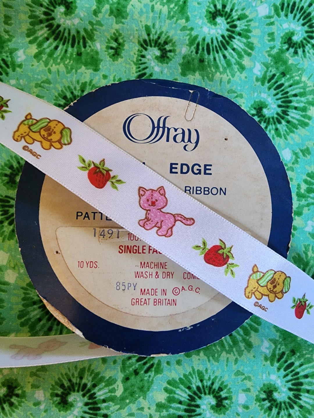Vintage Strawberry Shortcake Ribbon - Etsy