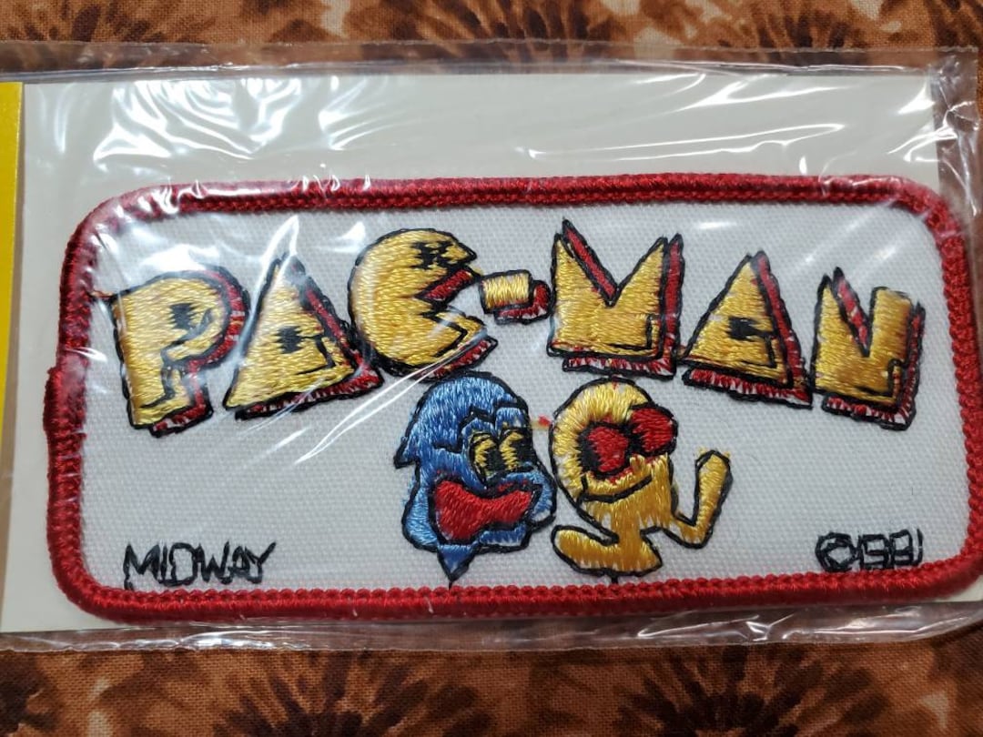 Vintage Pac-man Patch - Etsy