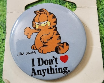 Vintage Garfield Button - Etsy