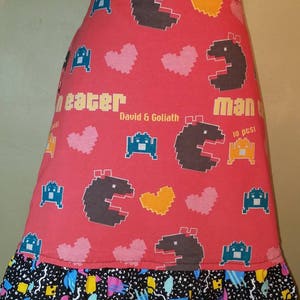 Vintage Pac Man Reversible Short Cooking Apron - Etsy