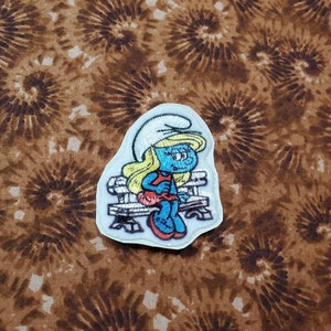 Vintage Smurfette Sticker Patch - Etsy