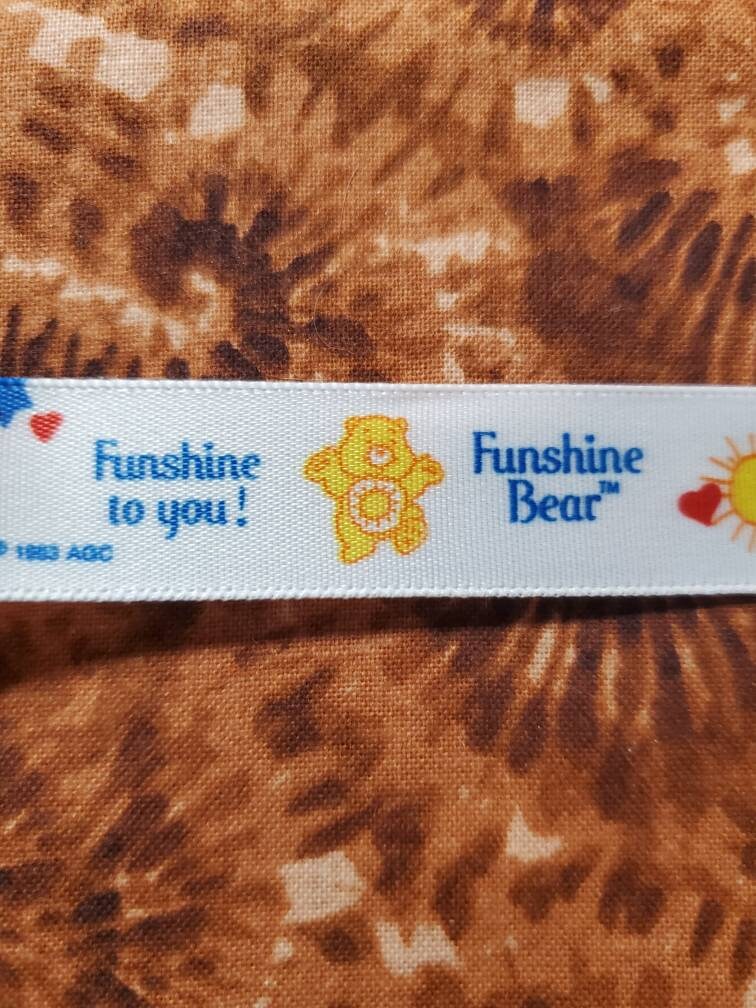 Vintage Care Bear Ribbon Funshine Bear - Etsy