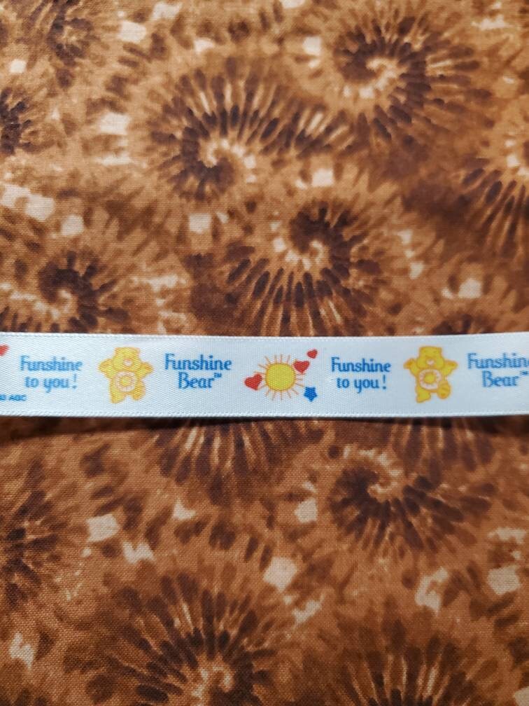 Vintage Care Bear Ribbon Funshine Bear - Etsy