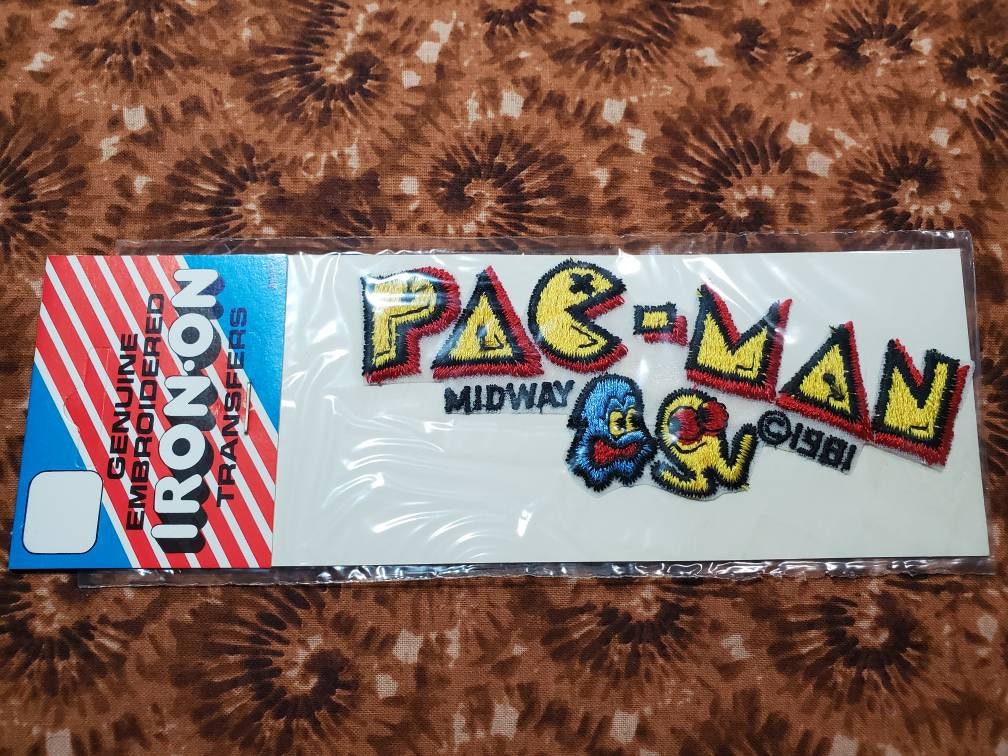 Vintage Pac-man Patch - Etsy