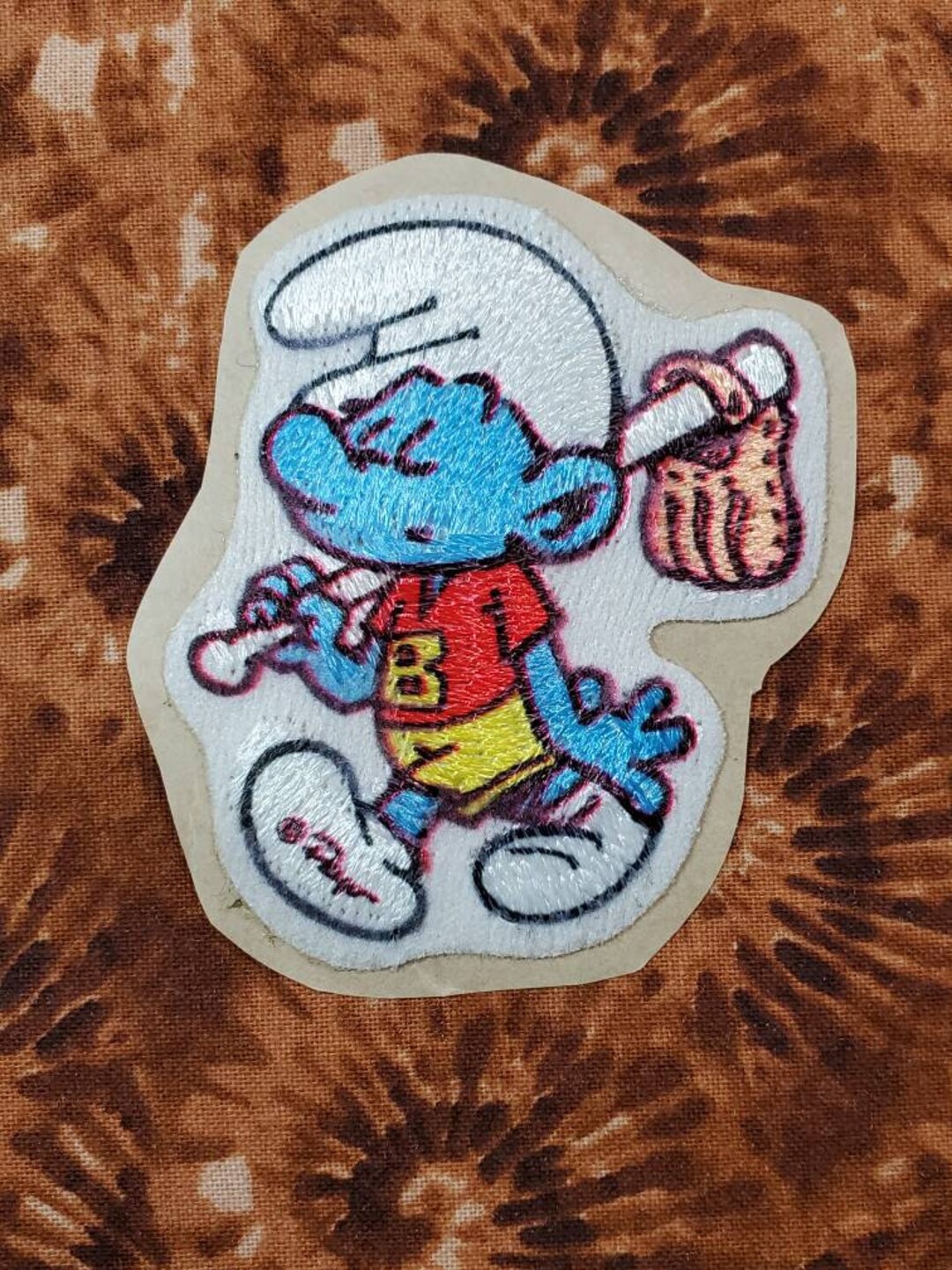 Vintage Smurf Sticker Patch - Etsy