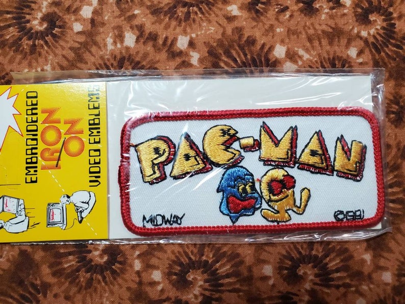 Vintage Pac-man Patch - Etsy