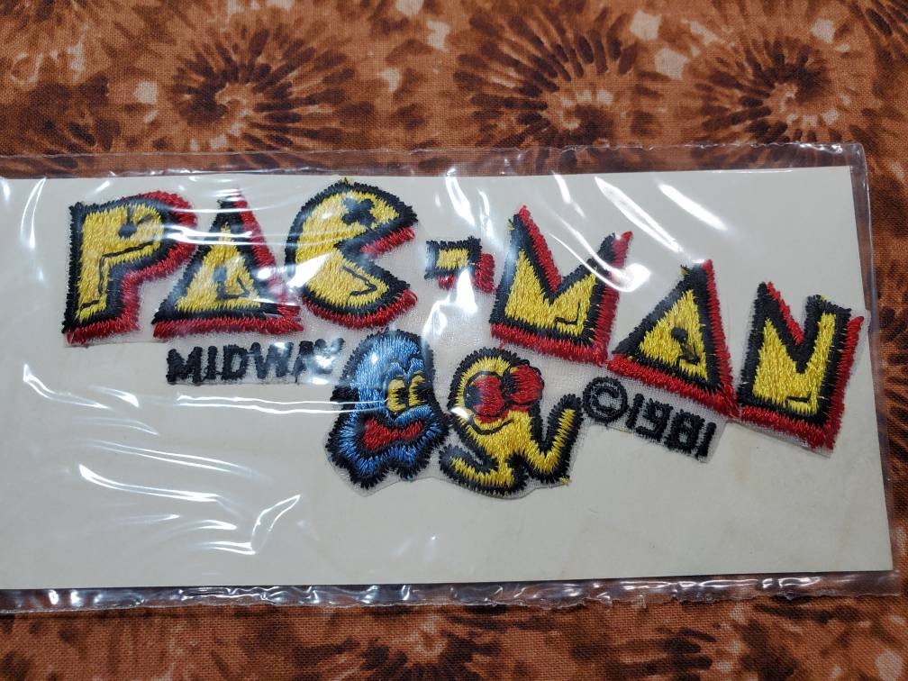 Vintage Pac-man Patch - Etsy