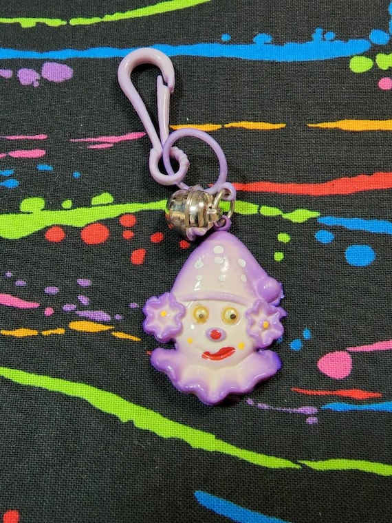 Vintage 80's Bell Charm Clown - Etsy