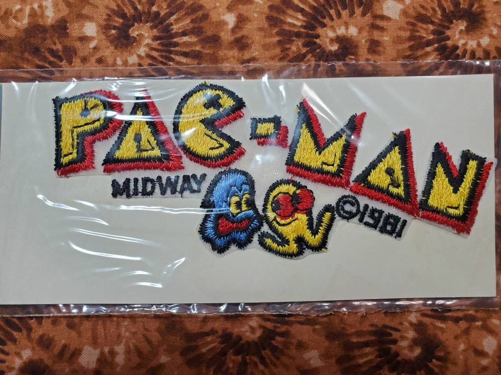 Vintage Pac-man Patch - Etsy