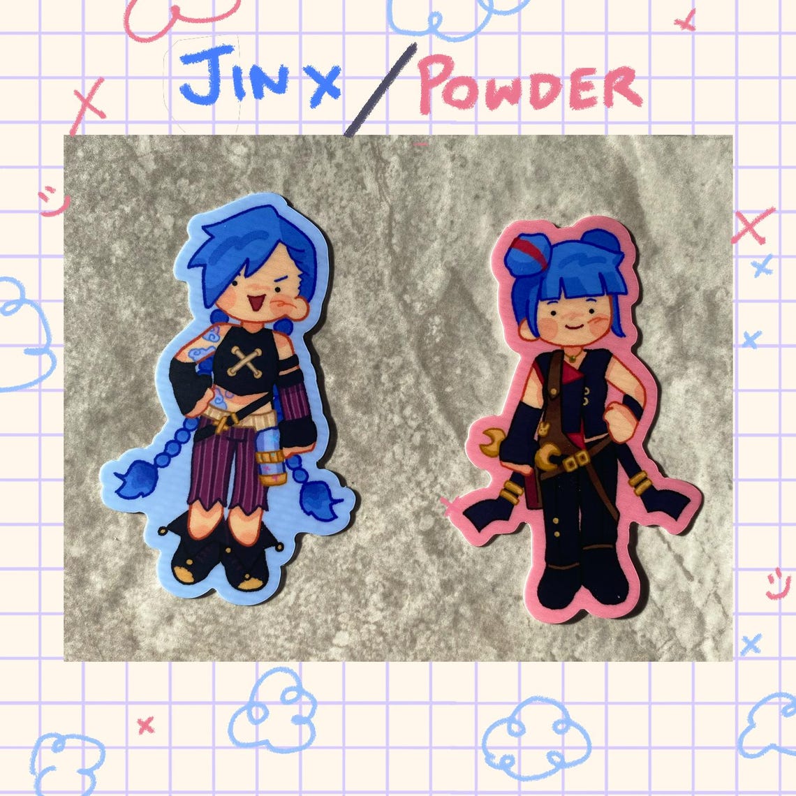 Arcane Timebomb Sticker Pack | Jinx Ekko Powder | League of Legends ...