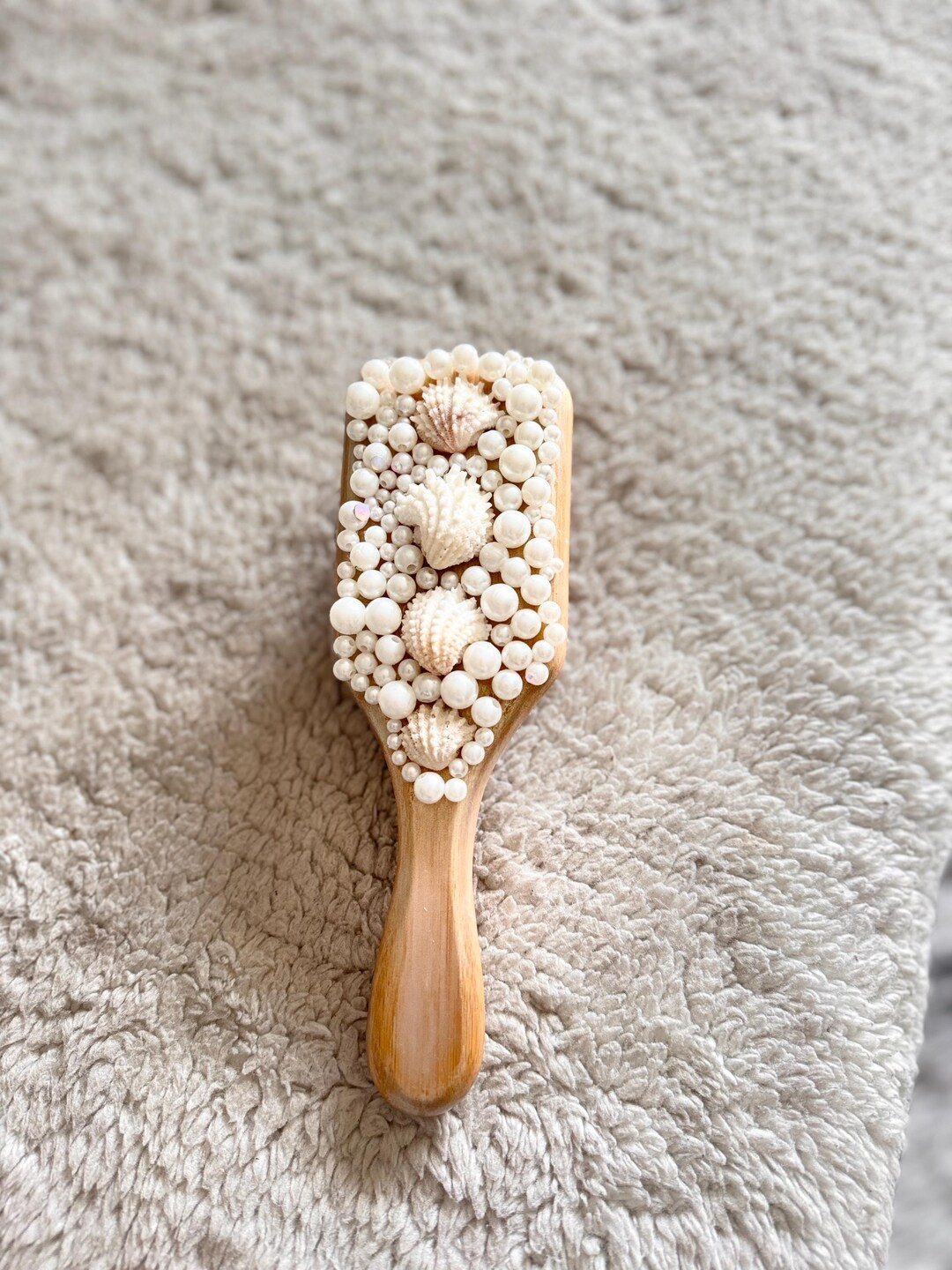 Mermaid Hairbrush Bamboo Hair Brush - Etsy