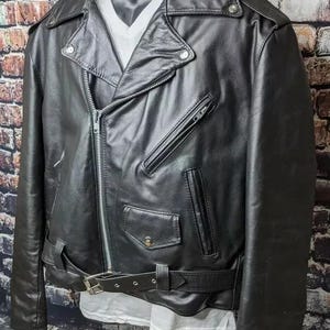 Custom Tailored Heavy Duty Classic Biker Motorcycle Rider Genuine ...