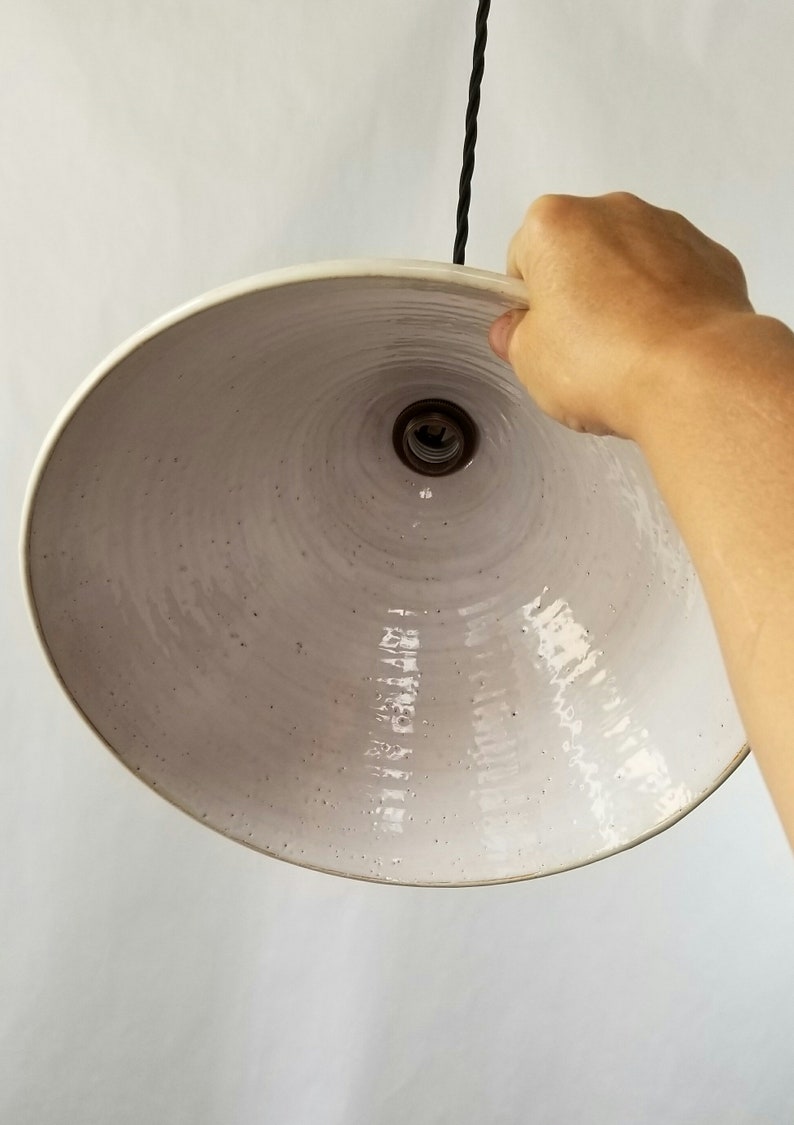 Style#005 Handmade Ceramic Pendant Light | Minimalist Farmhouse Hanging ...
