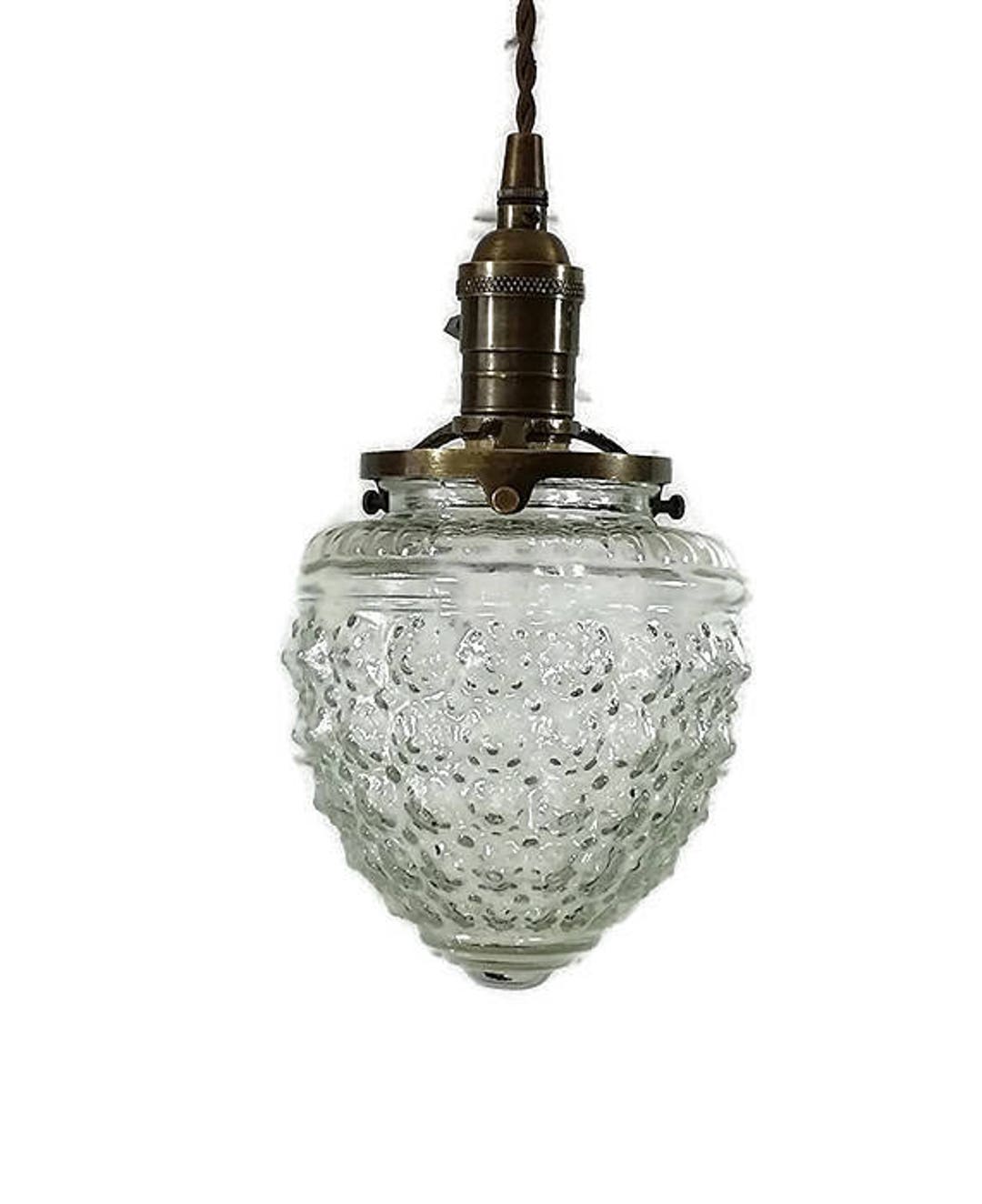 Style#055 Lighting - Glass Globe - Hanging Pendant Light - Pendant Lamp ...