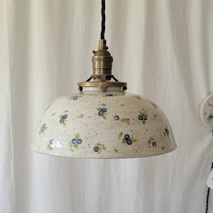 Style#1005 Beautiful Blueberry Artisan Lighting Pendant Made to Match ...