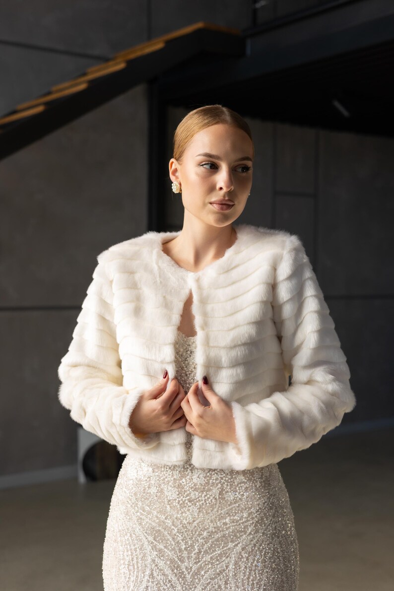 Wedding Fur Coat, Bridal Cape, Jacket - Etsy