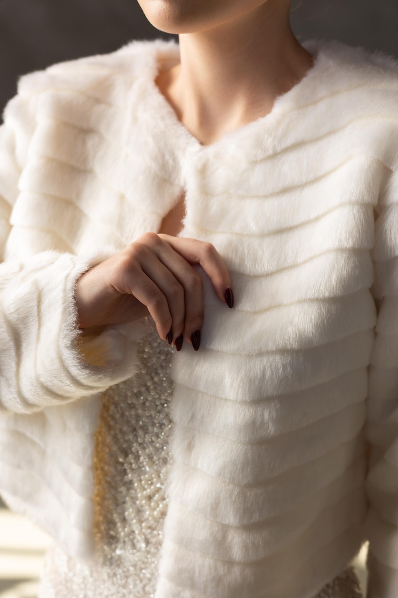 Wedding Fur Coat, Bridal Cape, Jacket - Etsy