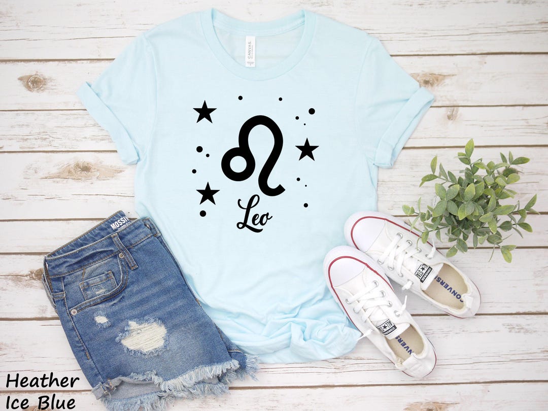 Leo Zodiac Unisex Tshirt | July Birthday August Birthday | Leo ...