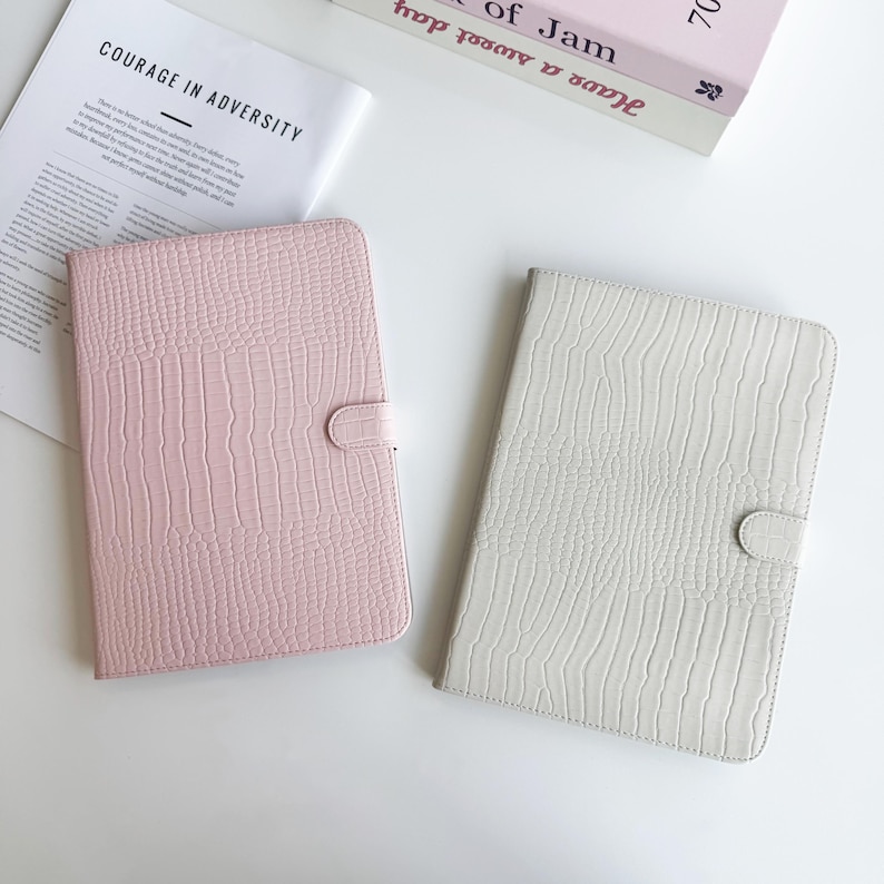 Personalized Croc iPad Case, Leather iPad Air 5 Sleeve, iPad Pro 11 12. ...