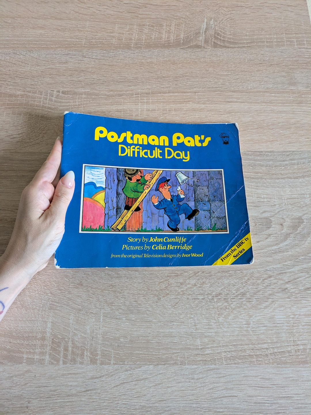 Postman Pat's Difficult Day John Cunliffe, Paperback Storybook 1985 ...