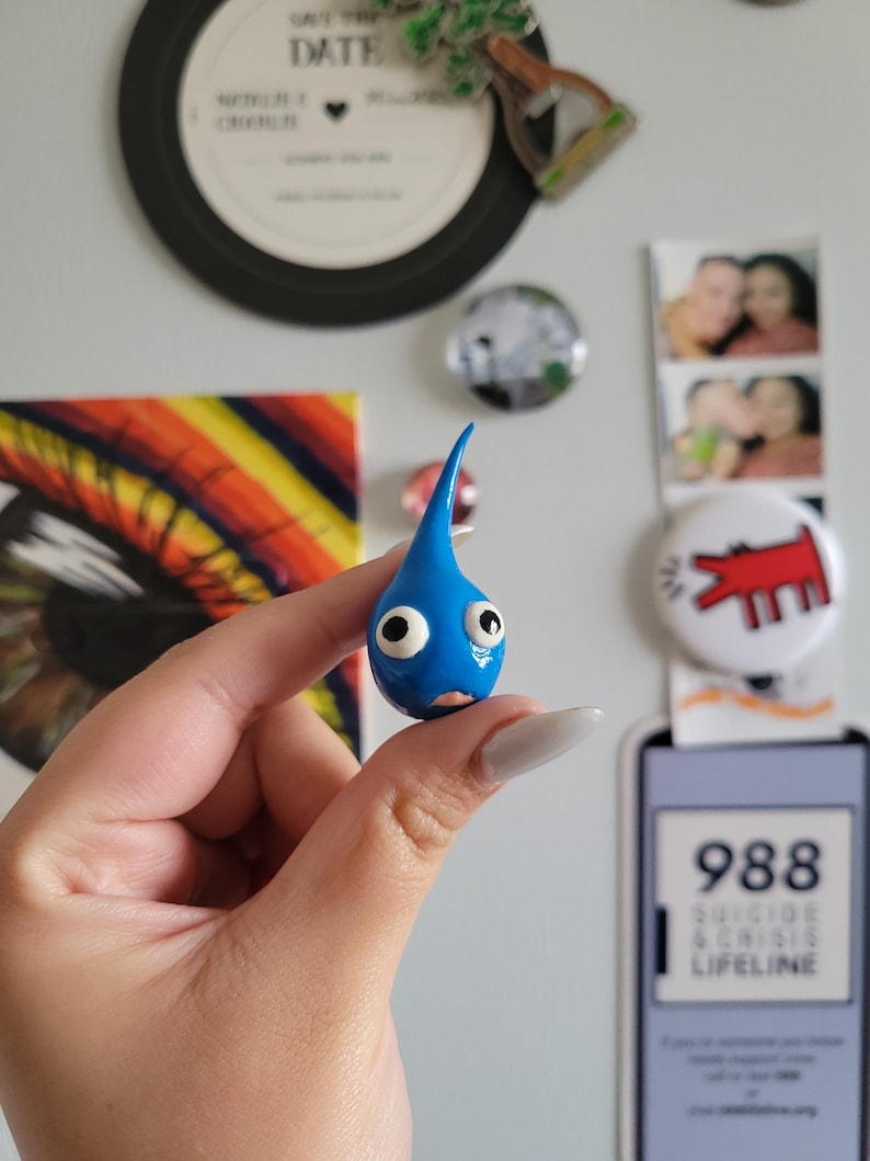 Pikmin Water Polymer Clay Friend Magnet Nintendo - Etsy