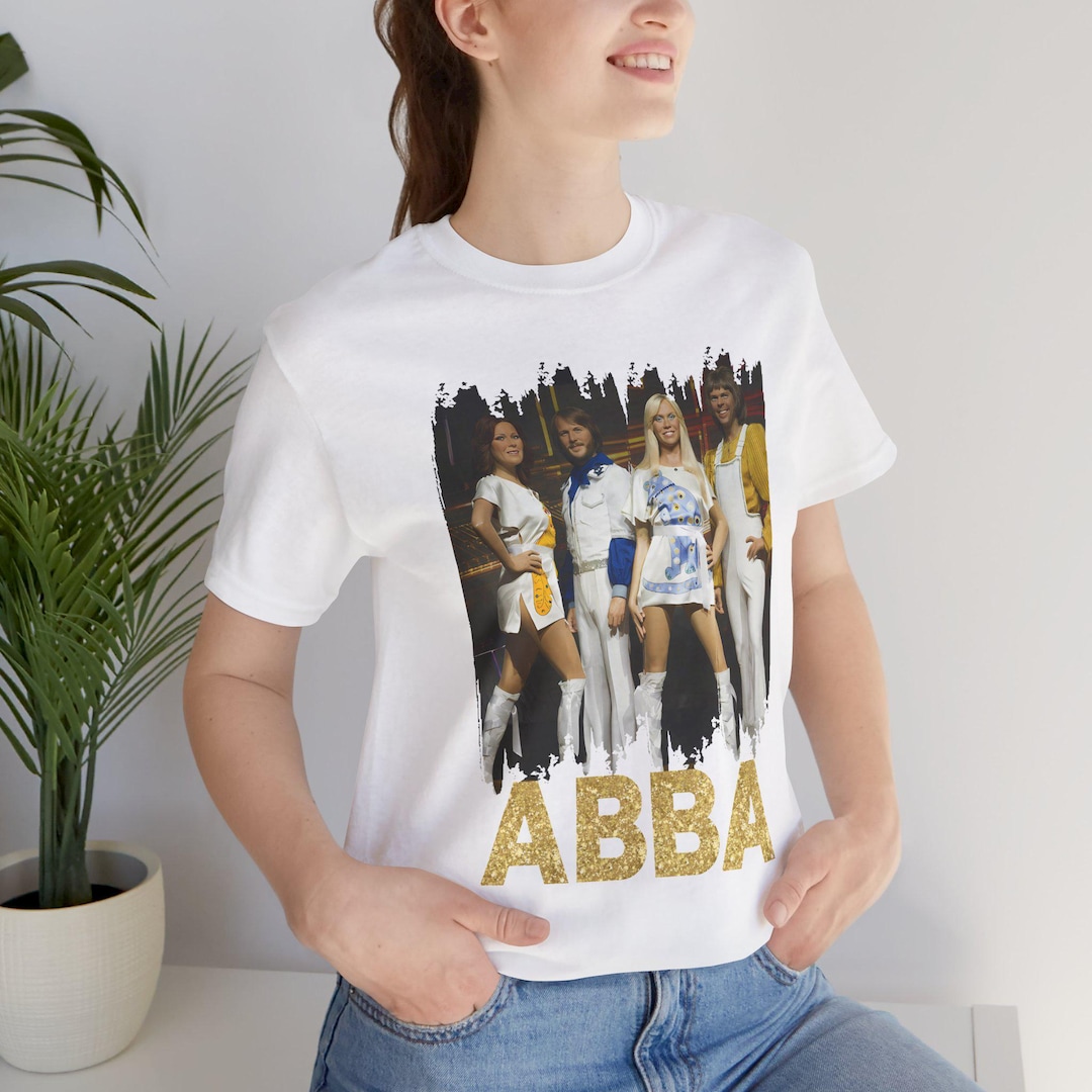 ABBA Inspired Unisex Tee, Retro Music Shirt, Fan Apparel, Concert ...