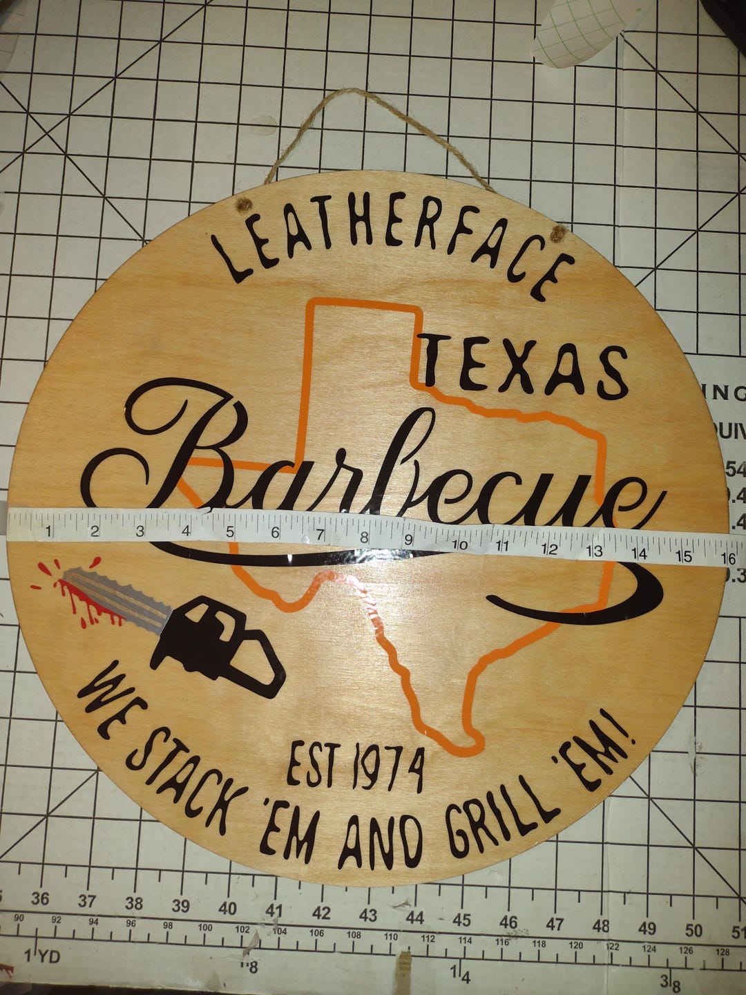 Texas Chainsaw Massacre Leatherface Wood Sign - Etsy