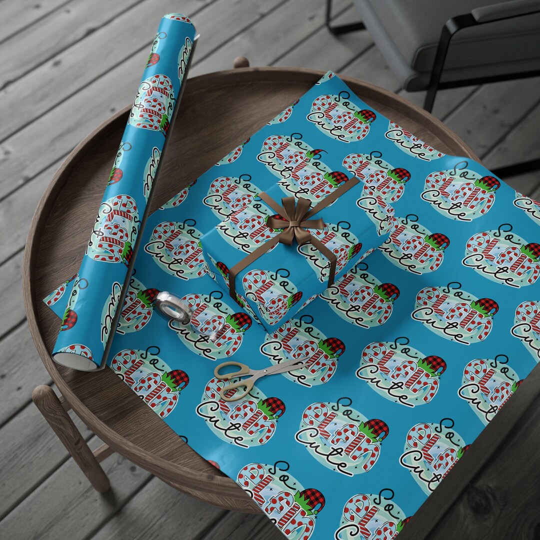 Christmas Wrapping Paper, Holiday Gift Wrap Paper, Christmas Wrap Paper ...