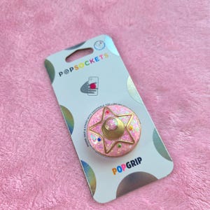 Sailor Magical Pink Star Popsocket | Enchanting Phone Grip & Stand - Etsy