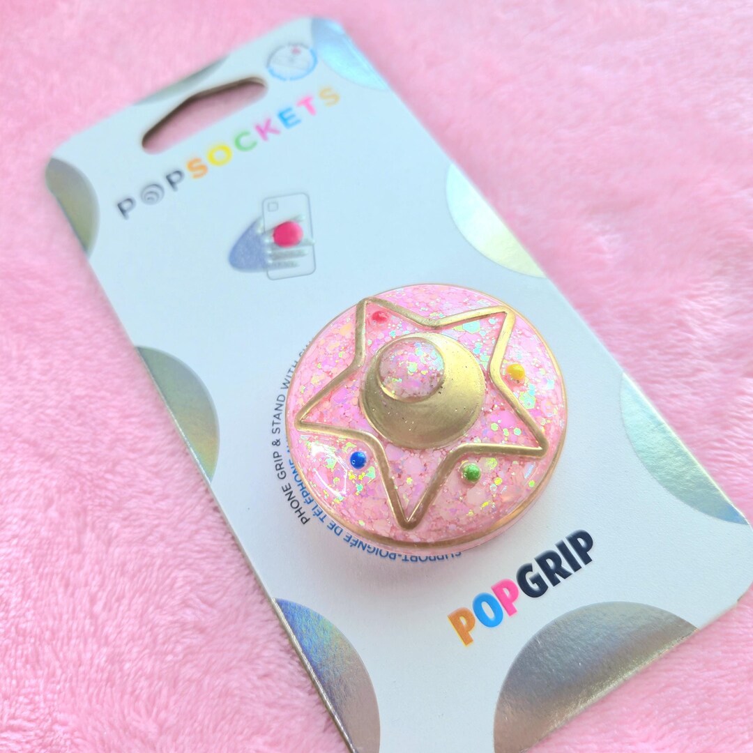 Sailor Moon Magical Pink Star Popsocket | Enchanting Phone Grip & Stand ...