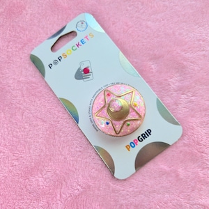 Sailor Magical Pink Star Popsocket | Enchanting Phone Grip & Stand - Etsy