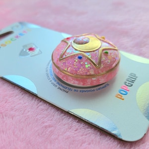 Sailor Magical Pink Star Popsocket | Enchanting Phone Grip & Stand - Etsy