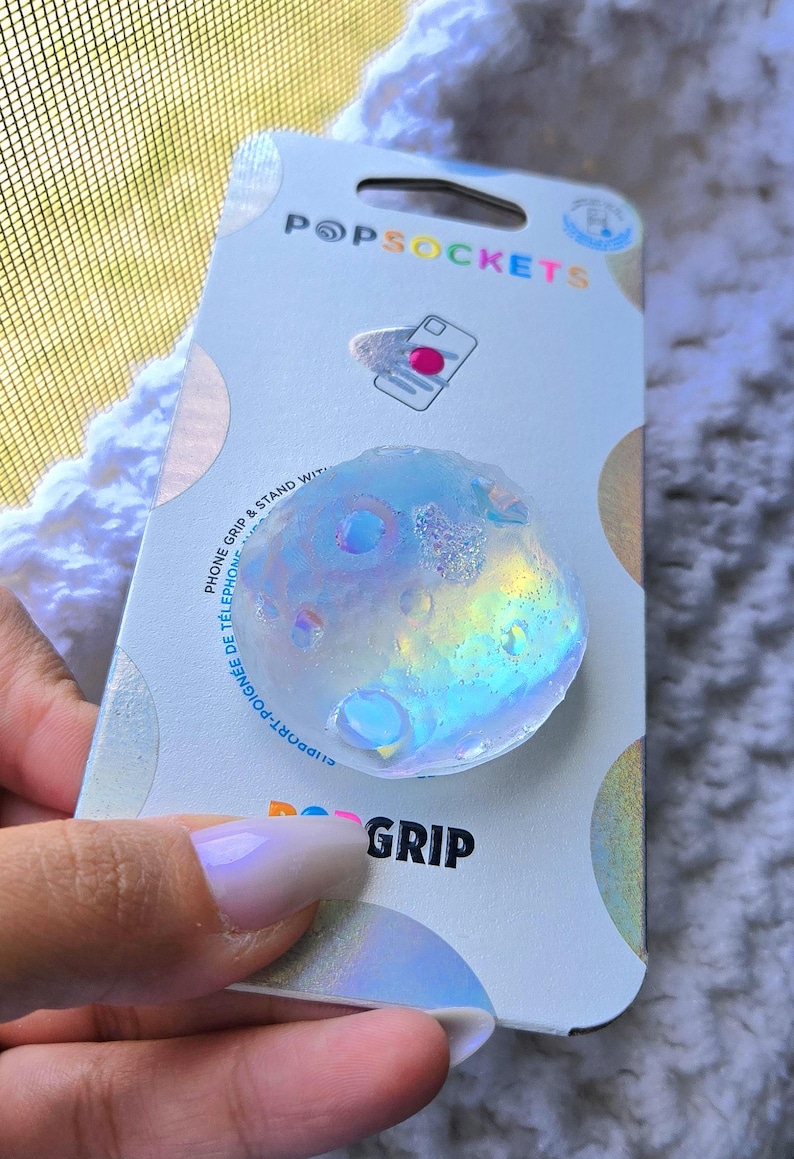 Opal Irridescent MOON Gemstone Druzzy Holographic Agate Geode Inspired ...