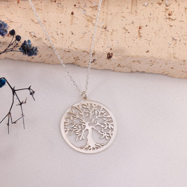 Handmade Tree of Life Necklace, Boho Jewelry, Tree of Life Pendant ...
