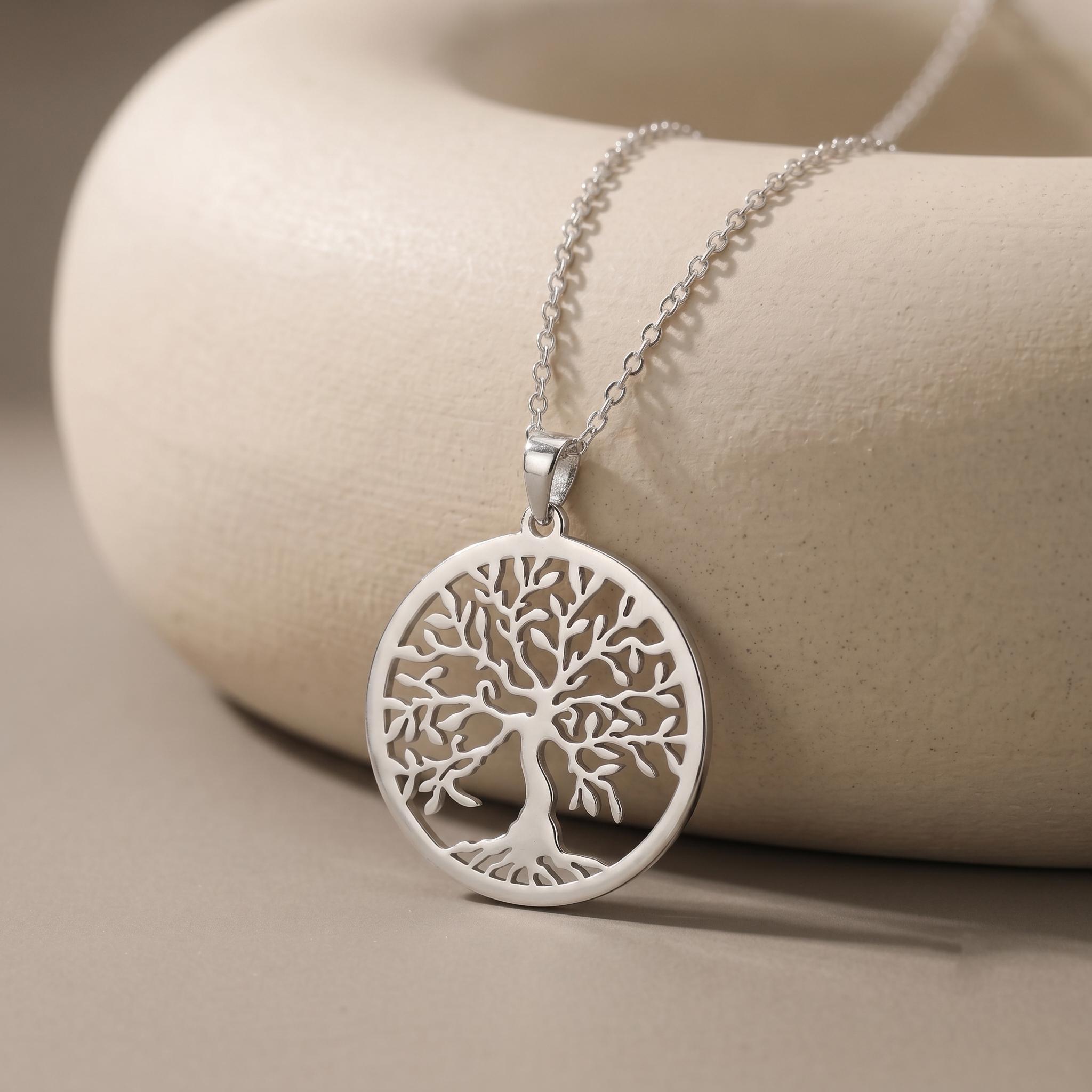 Handmade Tree of Life Necklace, Boho Jewelry, Tree of Life Pendant ...