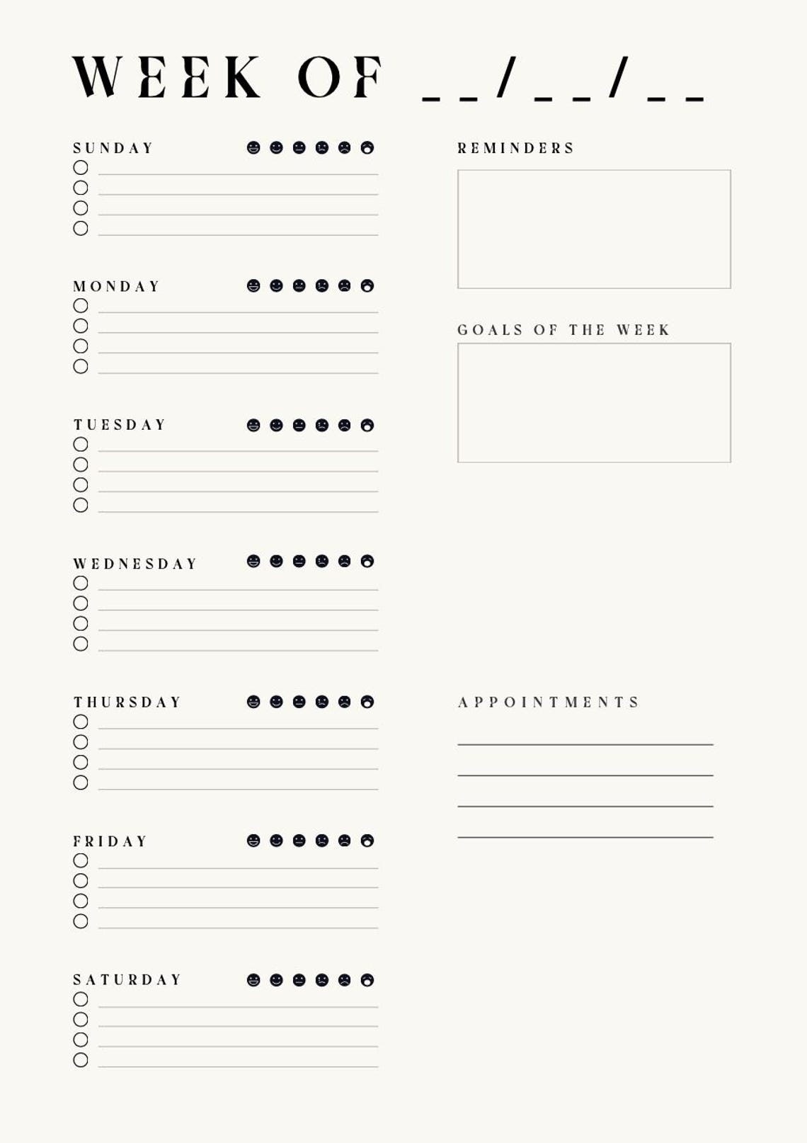 Customizable 2025 Planner - Etsy