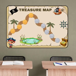 Pirate Reward Chart - Routine Sticker Chart for Kids -toddler Goal ...