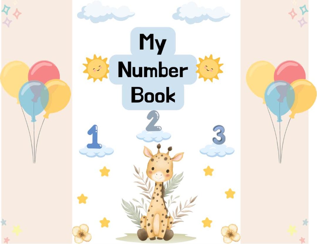 My Number Activity Book - Etsy