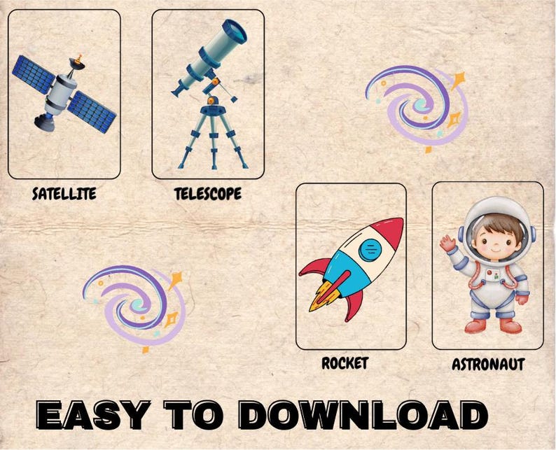 Solar System Flashcards , Space Flashcards, Planet Flashcards, Science ...