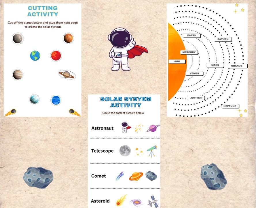 Explore the Solar System: Activity Book and Learning Bundle for ...