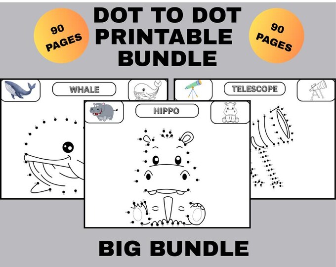 Animal Extreme Difficulty Dot-to-dot / Connect the Dots Vol. 1 PDF ...
