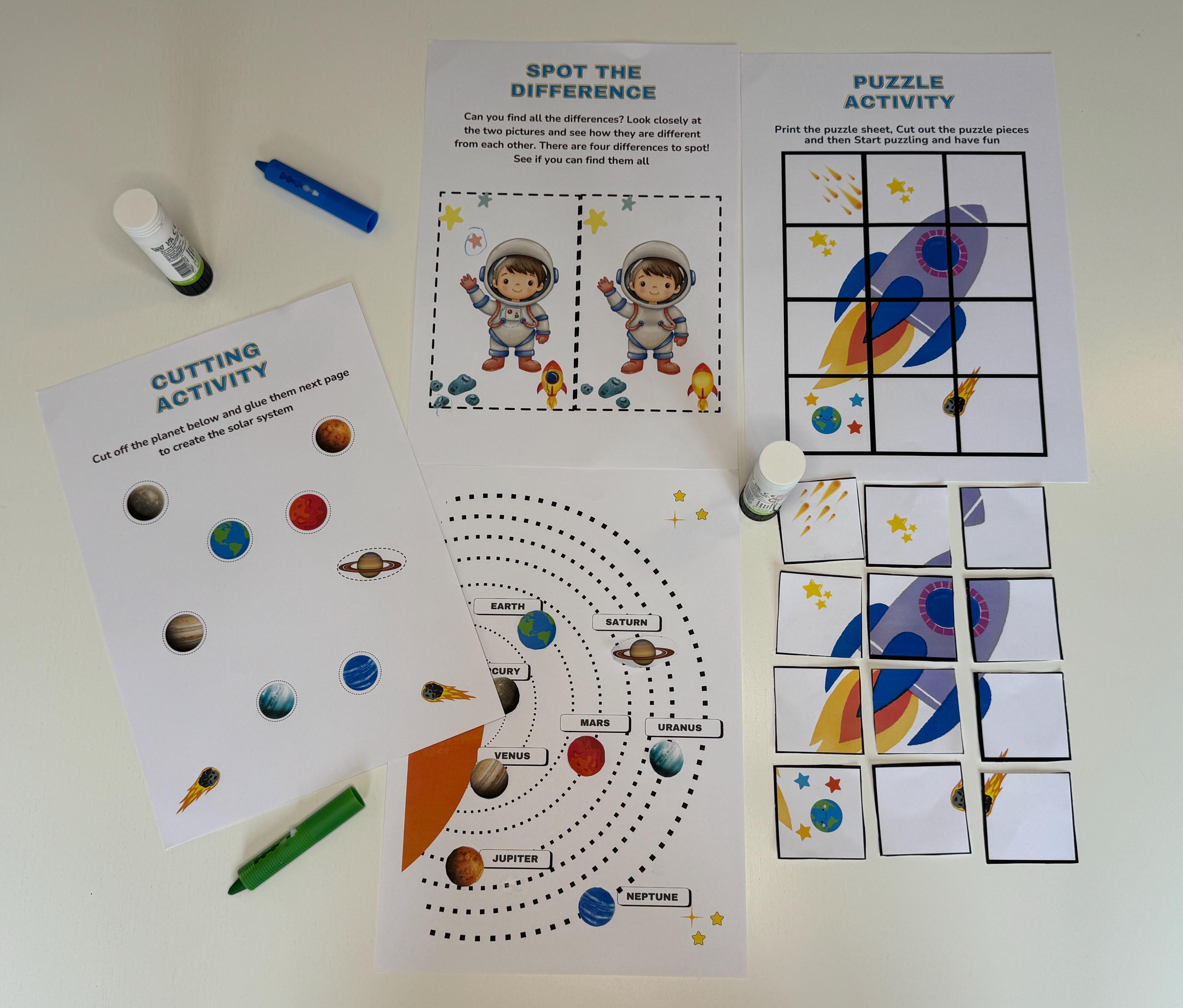 Explore the Solar System: Activity Book and Learning Bundle for ...