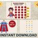 Superhero Reward Chart, Toddler Reward Chart, Reward Chart Printable ...