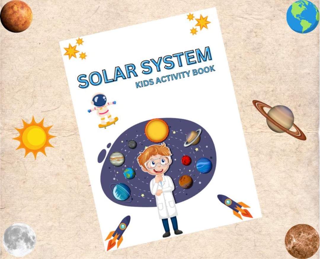 Solar System Activity Book, Planets Learning Bundle, Homeschool ...