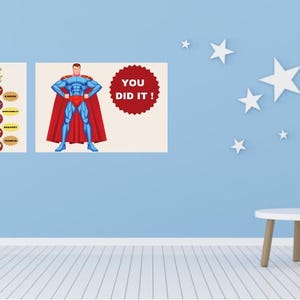 Superhero Reward Chart, Toddler Reward Chart, Reward Chart Printable ...